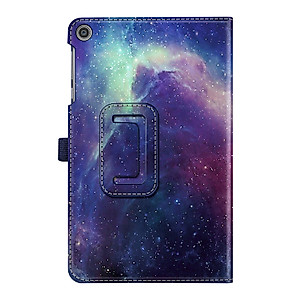 Fintie Case for Onn. 8" Tablet Pro (Model: 100003561), Premium Vegan Leather Folio Protective Stand Cover with Pencil Holder for Onn Pro 8-inch Android Tablet (Galaxy)