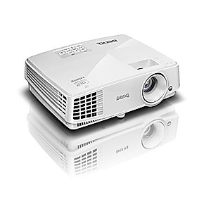 BenQ DLP Video Projector - WXGA Display, 3300 Lumens, 13,000:1 Contrast, HDMI, 3D-Ready Projector (MW526A)