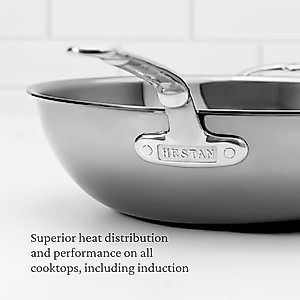 Hestan - NanoBond Collection - Stainless Steel Chef's Pan, Induction Cooktop Compatible, 14-Inch