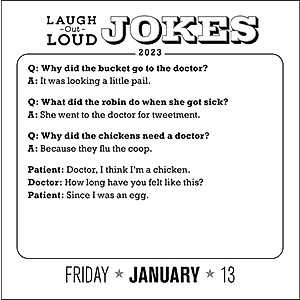 Laugh-Out-Loud Jokes 2023 Day-to-Day Calendar: 1,000 Punny Jokes
