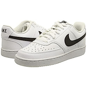 NIKE Women's Basketball Shoe, Bianco Nero, 8