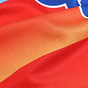 Tocament Mens 1# Space Movie Jersey Basketball Jersey S-3XL 90S Hip Hop Clothing for Party Blue Small