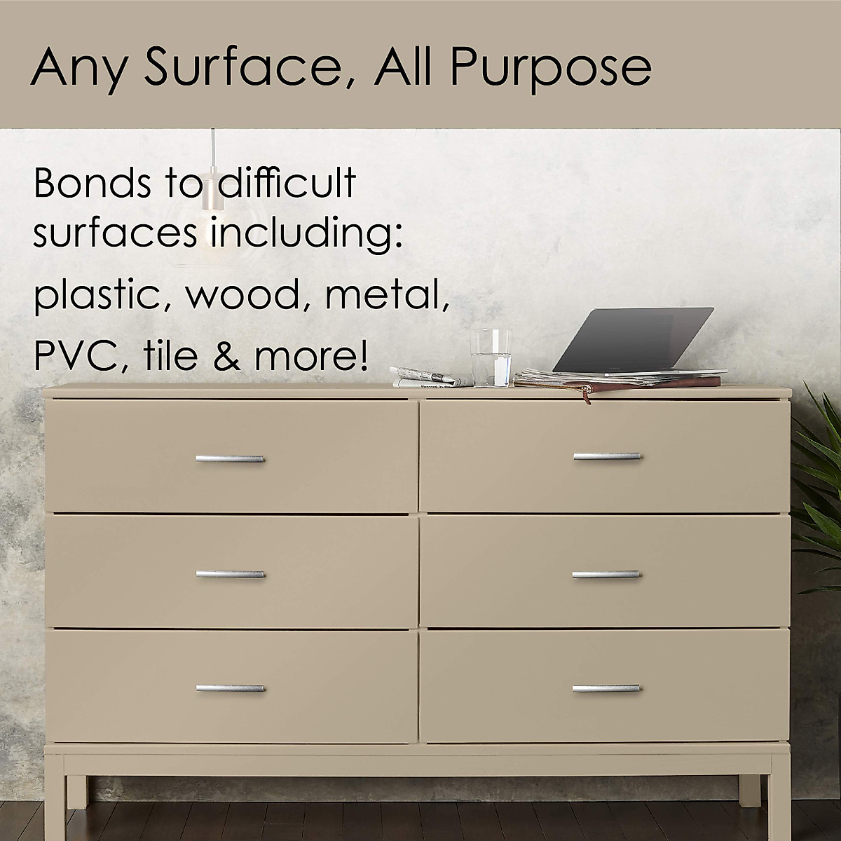 12 oz Krylon K02740007 Khaki Fusion All-In-One Paint & Primer Spray Paint, Satin