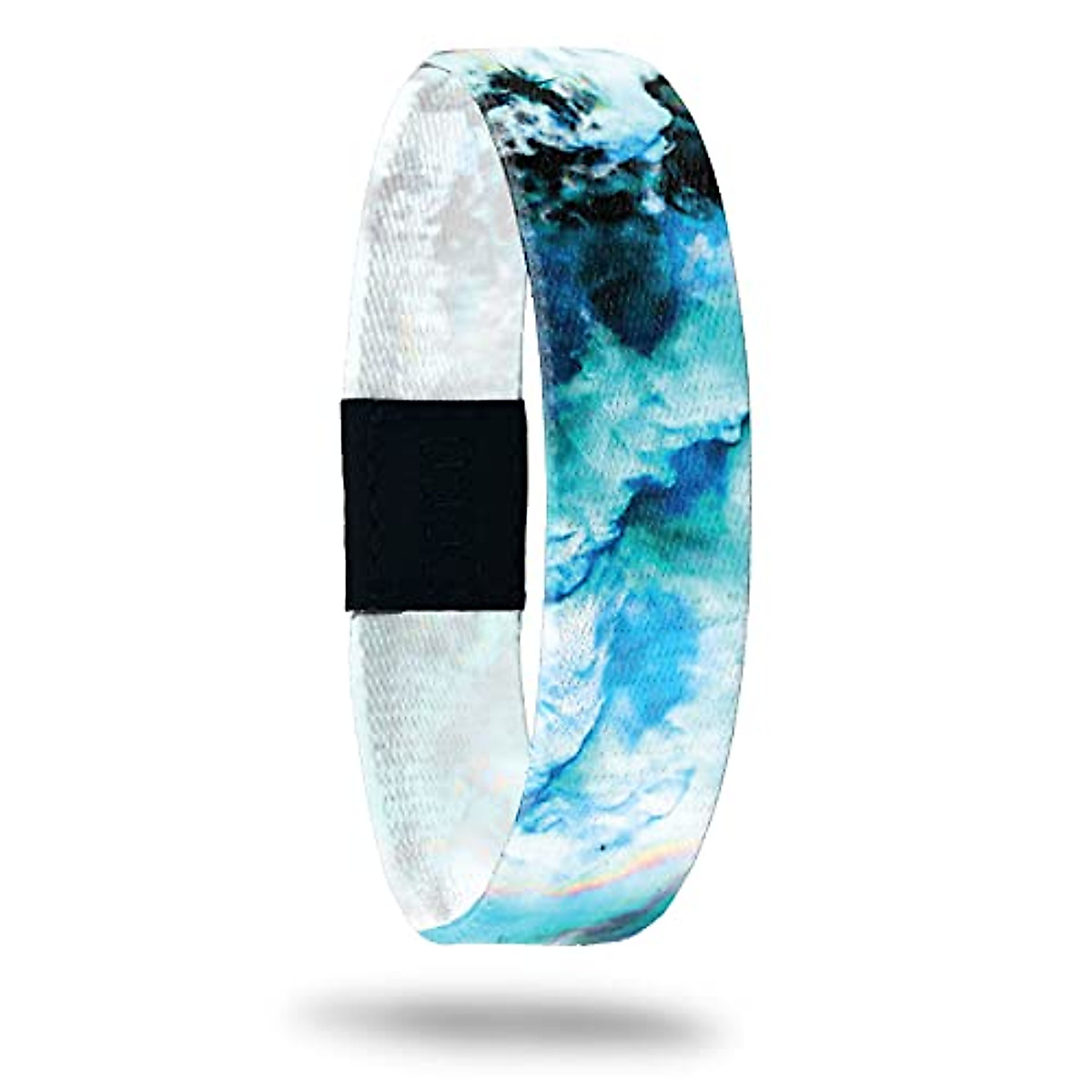 ZOX Bracelets — Focus on the Positive | Stretchy Elastic Band with Motivational Affirmations and Beautiful Artwork, Great Gift for Men, Women, and Kids (Medium)