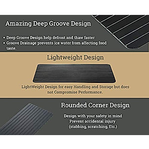 Defrosting Tray | Thawing Plate for Frozen Meat | Extra Large Meat Defroster Tray | No Electricity | Meat Thawing Board | Thawing Tray