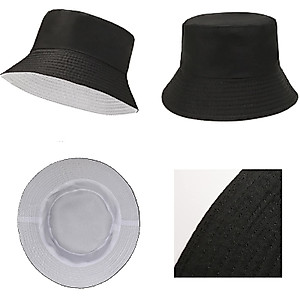 10 Pieces Bucket Hat Foldable Summer Sun Hat Travel Beach Fishing Hat Outdoor Bucket Cap for Women Men Multicolor