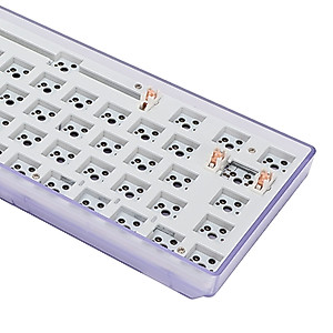 VBESTLIFE 68 Keys Modular Mechanical Keyboard, Wired Gaming Keyboard DIY Kit, 65% Layout, Switch Hot Swap, with Bottom Cotton, Custom Gaming Keyboard()