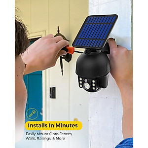 Guardian Torch Mark II - Security Solar Outdoor Lights (1 Pack) - Solar Powered Motion Sensor Outdoor Lights - Waterproof - Solar Flood Lights Outdoor with 11 Powerful LEDs - Floodlight for Outside