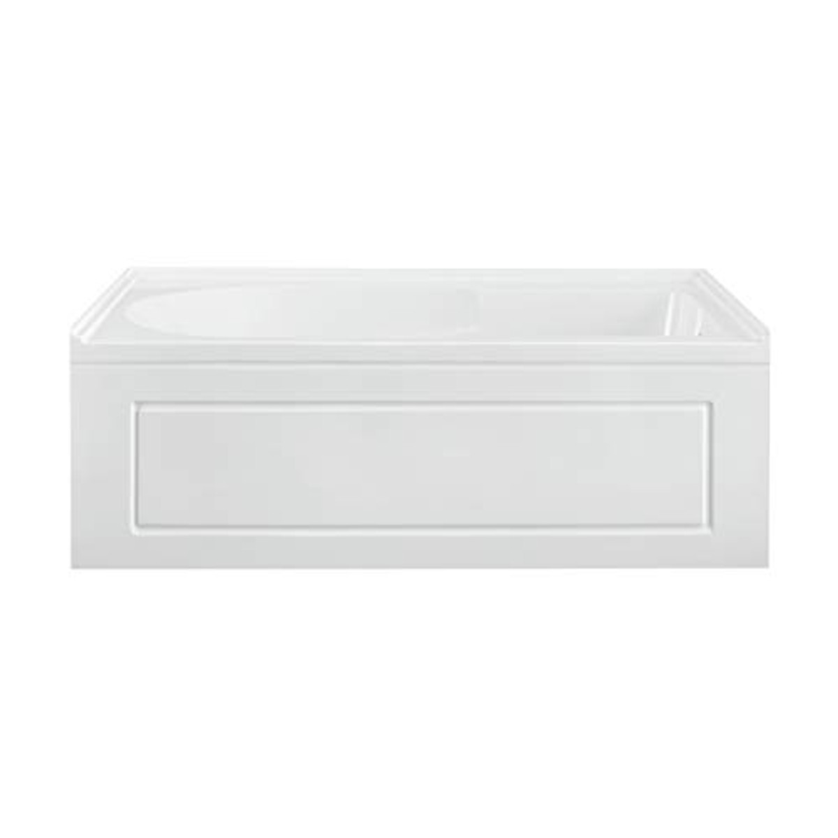 Swiss Madison Well Made Forever SM-AB560, Concorde 60 in. x 32 in. Acrylic Glossy White, Alcove, Integral, Right-Hand Drain, Apron Bathtub