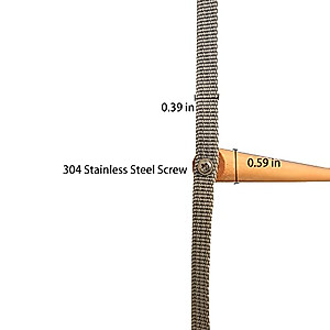 CNMUDONSI Blanket Ladders for The Living Room Wood Farmhouse Decorative Ladder for Towels 5 Rungs Bath Towel Rack Bar Storage (FBA-BTR878)