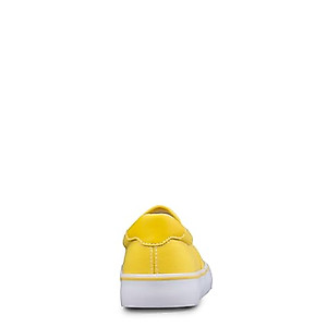 Lugz Women's Clipper Classic Slip-on Fashion Sneaker, Yellow/White, 7, M