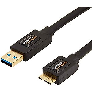Amazon Basics Z25K USB 3.0 Cable - A-Male to Micro-B - 6 Feet (1.8 Meters), Printer