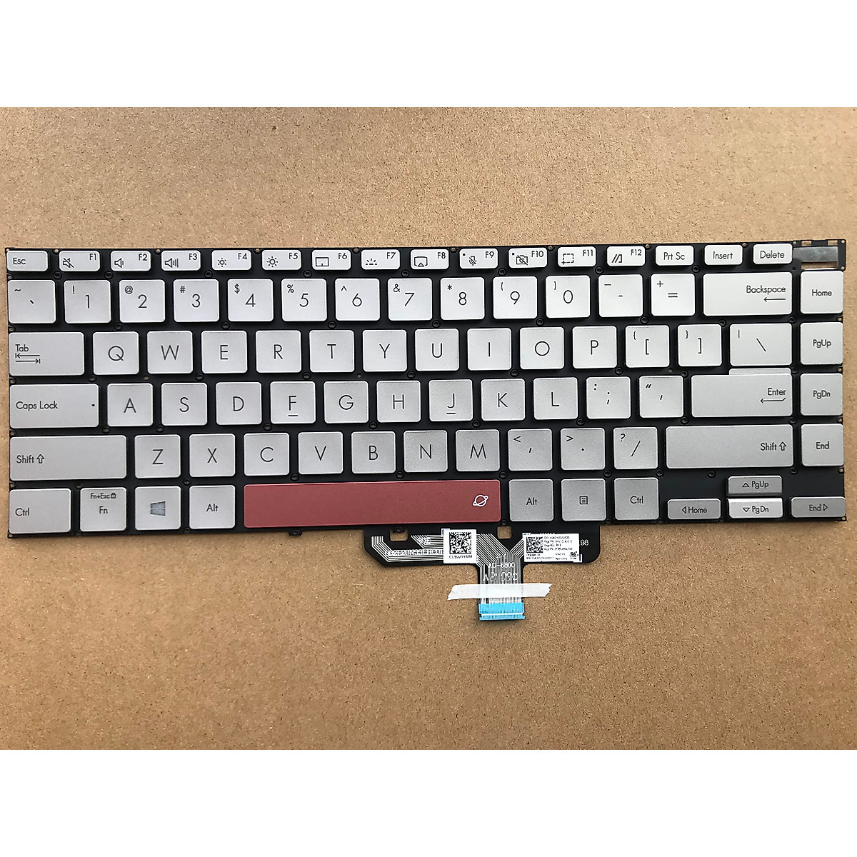 Original New for ASUS ZenBook 14X OLED UX5401ZAS-KN050W Space Edition Laptop 14” Keyboard Backlit Silver