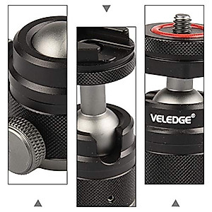 SOLUSTRE Camera Tripod Mini Microphone Tripod Mount Aluminum Alloy Camera Mount Adapter Microphone Stand Adapter Microphone Accessory for Camera Fill Light Black Camera Stand