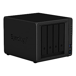 Synology DiskStation DS920+ NAS Server for Business with Celeron CPU, 8GB DDR4 Memory, 1TB M.2 SSD, 40TB HDD Storage, DSM Operating System