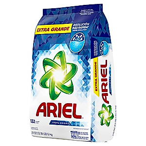 Ariel Powder Laundry Detergent, Original Scent, 211 ounces 42 Loads