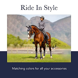 LeMieux ProShell Overreach Horse Boots - Over Reach or Bell Boots for Horses - Protective Gear and Training Equipment - Equine Boots, Wraps & Accessories (Black - Large)