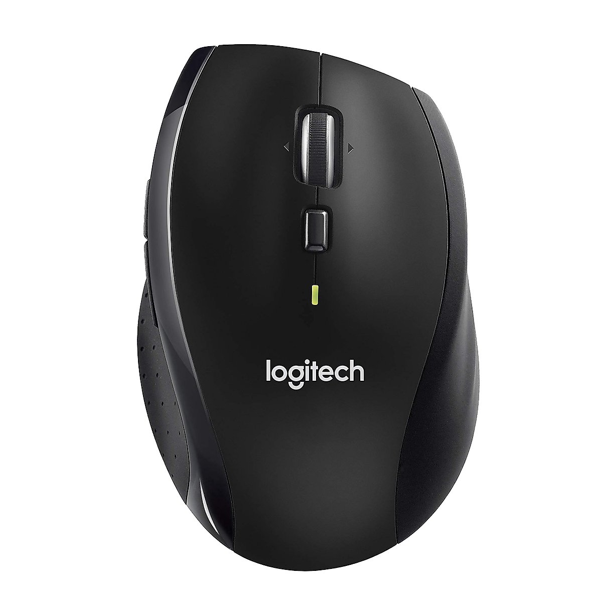 Logitech M705 Wireless Marathon Mouse for PC - Long 3 Year Battery Life, Ergonomic Shape with Hyper-Fast Scrolling and USB Unifying Receiver for Computer and Laptop - Black (Renewed)