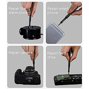 Precision Screwdriver Set 46 in 1 Electronic Repair Kit Small Magnetic Bits with Phillips Slotted Torx Hex Pentalobe for iPhone Tablet Laptop Game Console