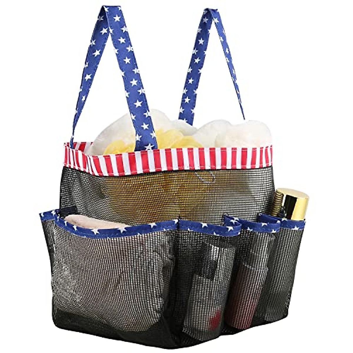 LCXYYY Mesh Shower Caddy, Portable Shower Bag Tote Hanging Toiletry for Bathroom Gym Travel Beach& Camping Dorm with Handle