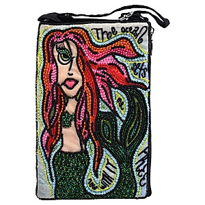 Bamboo Trading Free Flow by Sarah Ann Walters Crossbody Wristlet Handbag, Women, Travel Accessory