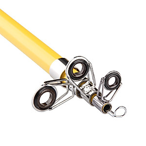 Rosewood 6'6'' Telescopic Fly Fishing Rod EVA Handle with Cork Handle Designed in USA Made in China (Cork Handle)