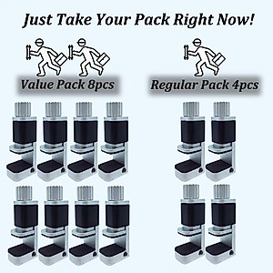 8pcs Phone Screen Repair Clamp with Protective Rubber Pad, Not Scratch on Screen, Adjustable Fastening Clamp Clip Compatible with iPad MacBook Tablet LCD iPhone Screen Replacement, Frame Clamp Tool