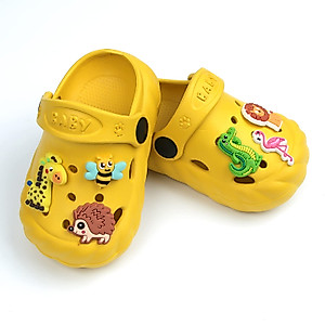 LULUDRAGON 36 Pcs Shoe Charms for Clog Shoes Decorations - Cute Jungle Animals Crooc Charms for Girls Boys Teens Women Safari Animals Clogs Accessories Birthday Gifts