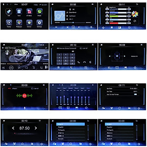 Binize Portable Carplay Screen Navigation, Portable 7 Inch Car Stereo Radio Compatible with Car Play & Android Auto, Touch Screen, Mirror Link ,Bluetooth for All Vehicles & Trucks
