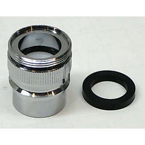 Krispin Shop Generic Dishwasher Faucet Aerator Replacement, Model 711445, 712709, 712721, Chrome Finish, Chrome-plated Rubber Material