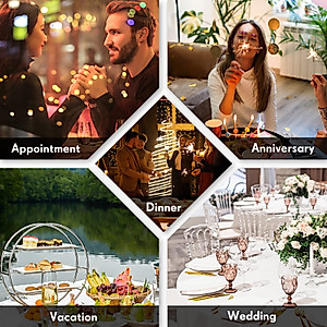 21 Pcs Christmas Gold Stainless Steel Serving Utensils Flatware Set, Serving Spoons Slotted Serving Spoons Gold Tongs Serving Forks for Kitchen Buffet Catering Banquet Party Supply, Dishwasher Safe