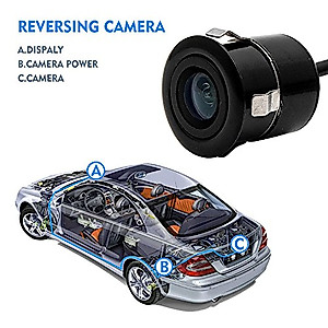 Car Rear View Backup Camera - MASO 170° HD Car Reverse Parking Reversing Camera Rear View Cam Backup Night Vision