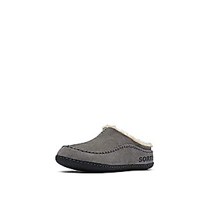 SOREL Men's Falcon Ridge ll Slipper - Quarry, Black - 10