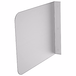 ACE Stainless Steel Wall Mount Splash Guard for Commercial Restaurant Hand Sink and Compartment Prep Sink, NSF Certified (15" W x 12" H)