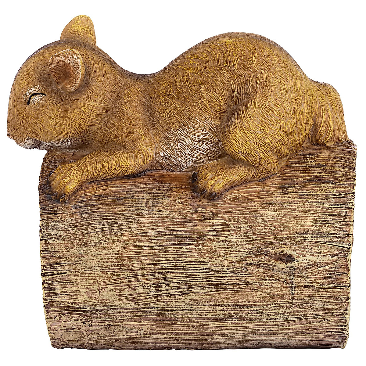Jolly the Squirrel Gutter Guardian Downspout Statue