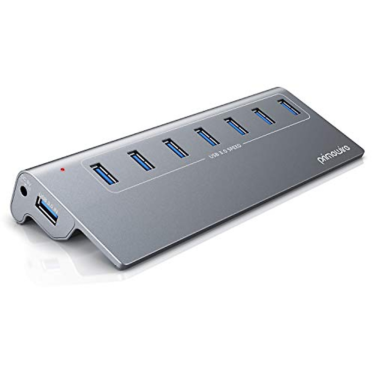 USB 3.0 Hub, Tendak 8 Ports Powered USB Hub Splitterwith Individual On/Off Switches and 5V/4A Power Adapter for PC Laptop HDD Disk Mac Pro/Mini