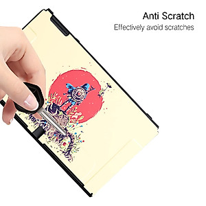 PERFECTSIGHT Cute Protective Case Compatible with Nintendo Switch OLED | Kawaii Zelda | Anti-Scratch Shockproof Slim Cover Case for NS Console and Joy-Con Controllers, Hard Shell Dockable Case