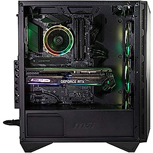 MSI Aegis RS Gaming Desktop PC, Core i7-10700KF 8-Core, NVIDIA GeForce RTX 3080 10GB (64GB DDR4 RAM | 1TB PCIe SSD | 2TB HDD) Windows 10 Home Gamer PC Computer Bundle W/JTD Mouse Pad