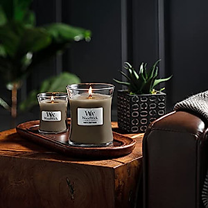 WoodWick Evening Bonfire Medium Hourglass Candle, 9.7 oz. & Sand & Driftwood Medium Hourglass Candle, 9.7 oz.