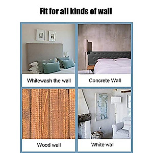 NARAMAX 20PCS White Non-Trace Wall Picture Hook Plastic Powerful Concrete Hard Wall Drywall Picture Hooks Frame Wedding Photos Mirror Wall Studs Hardwall Painting Hangers (M Size)