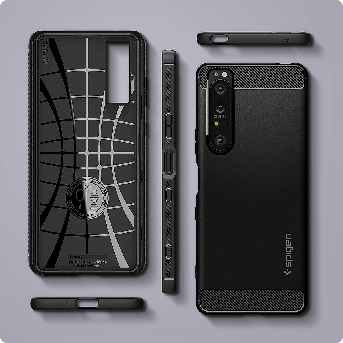 Spigen Rugged Armor Designed for Xperia 1 III Case (2021) - Matte Black