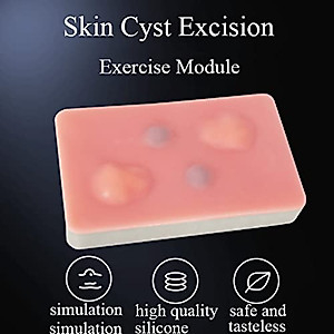 Model Teaching Model Cyst Model Skin Cyst Excision Model Training Suture Pad Skin Model Lipoma Model for Medical Practice for Teaching
