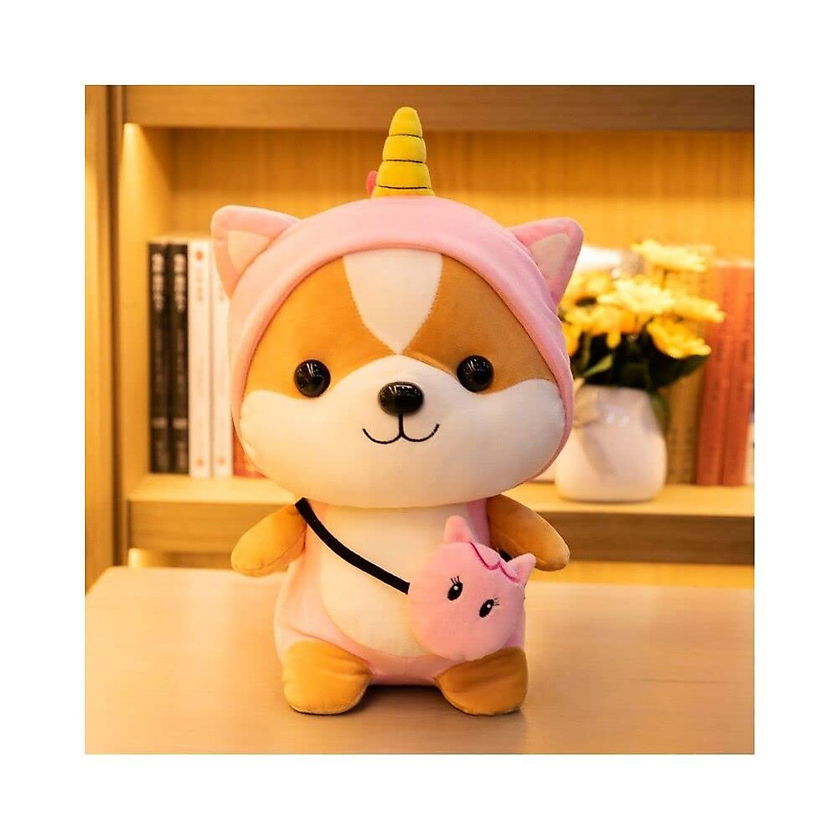 Squirrel Unicorn Plush Toy, Cute Plush Stuffed Animal Toy Doll, Suitable for Christmas and Birthday Gifts for Girls and Boys 10 inches