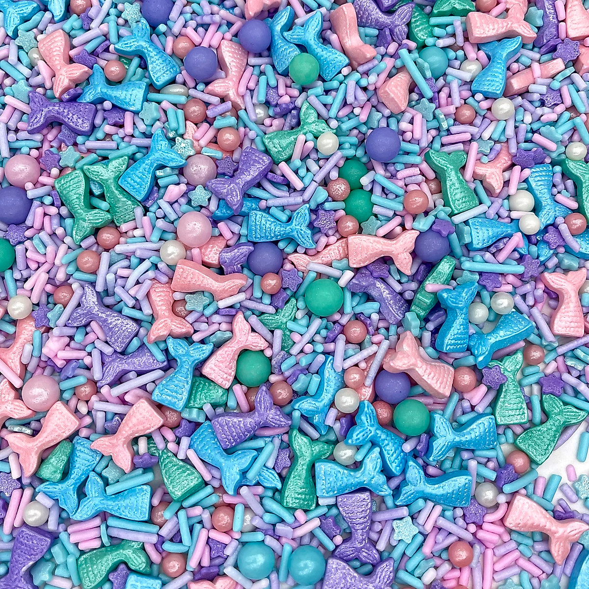 Manvscakes | Sprinkles | Cake sprinkles | Cupcake sprinkles | Baking | Mermaid tails | Sprinkle mix | Edible sprinkle | Caramel | Chocolate | Mermaid cake