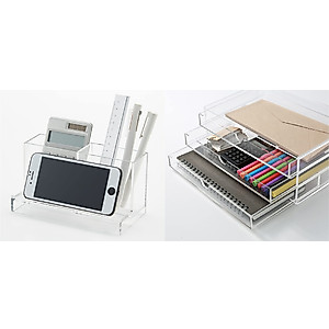 Muji E14A449 Storage Box, Large, Transparent