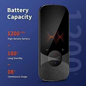 Language Translator Device Supports Offline Translation Assistance Super Accuracy Online Translation Audio Memo Camera Translation,106 Languages Two Way Translation for Travelling Learning Business