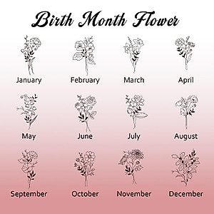 Personalized Gifts 40 Oz Tumbler with Handle and Straw Lid, with Names and Birth Flower Travel Coffee Mug, Custom Stainless Steel Double Walled Insulated Cup, Customized Gifts for Women Men Friend