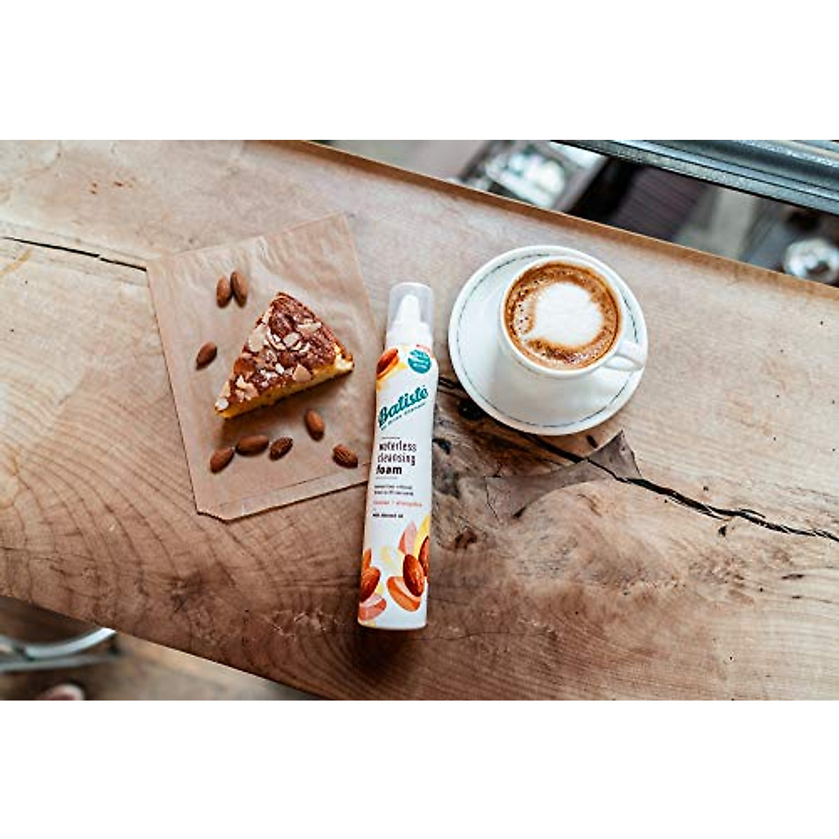 Batiste Waterless Cleansing Foam Cleanse and Strengthen with Almond Oil, 3.60 OZ