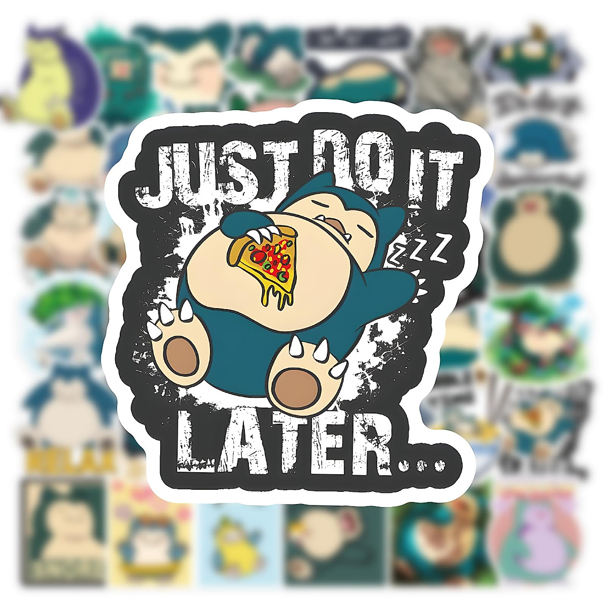 52Pcs Cute Anime Stickers Pack, Cartoon Aesthetic Vinyl Waterproof Sticker Decals for Water Bottle,Laptop,Phone,Hard Hat,Skateboard,Scrapbooking,Bumper for Kids Teens Adults