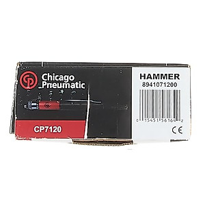 Chicago Pneumatic CP7120 Air Powered Adjustable Needle Scaler and Chisel, 4,600 BPM, Red